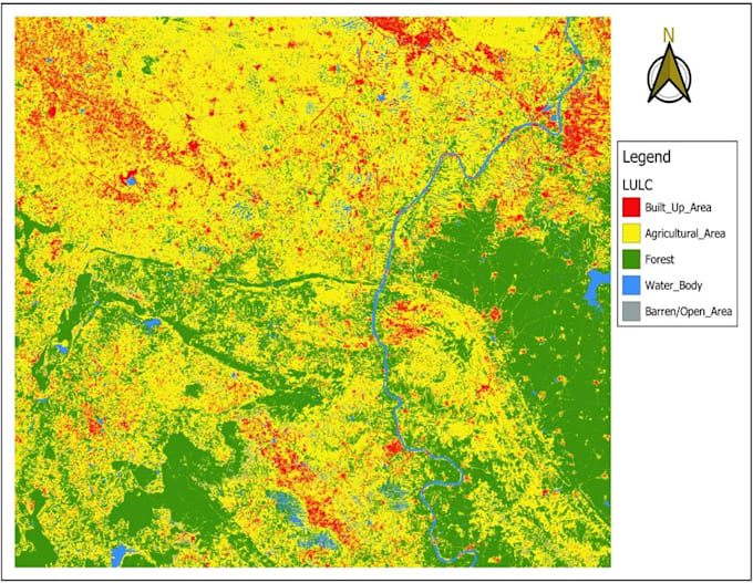 Prepare the land use land cover map lulc using qgis arcgis by Rohit3137 ...