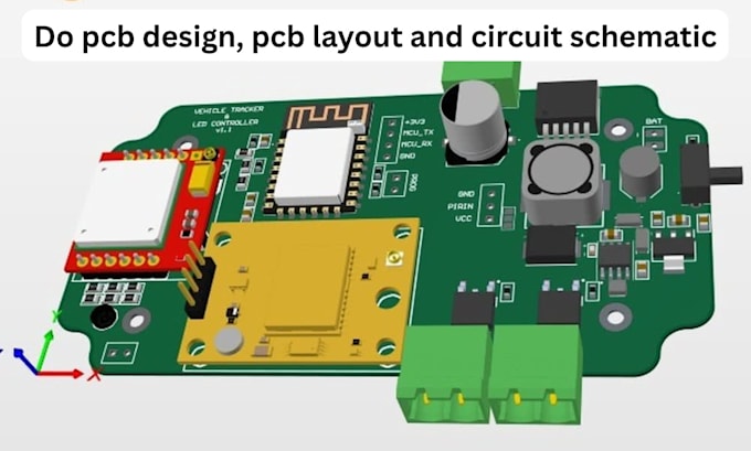Do pcb design pcb layout schematic design circuit design board engineer by Thora_order | Fiverr