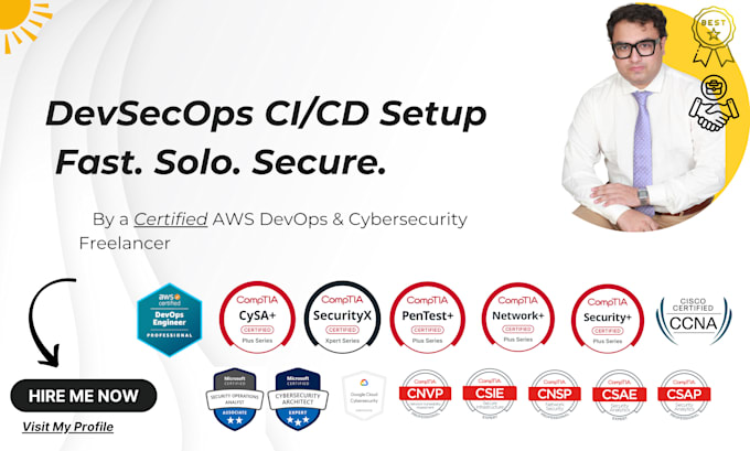 Setup secure ci cd pipelines with devsecops best practices by Hassamguldev | Fiverr