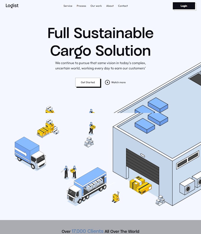 Logistics and cargo website that brings in more clients by Weltweb | Fiverr