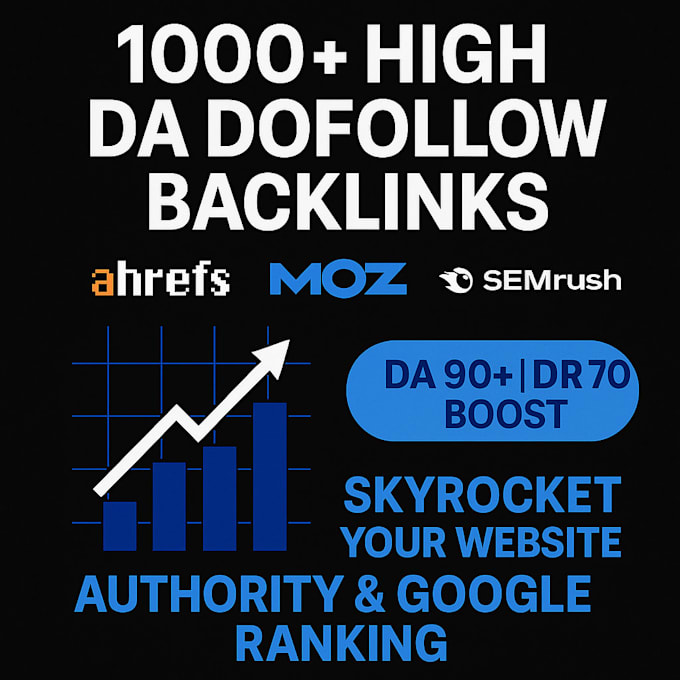 Skyrocket your rankings with 1000 high da backlinks by Ahmmedsayeedkha | Fiverr