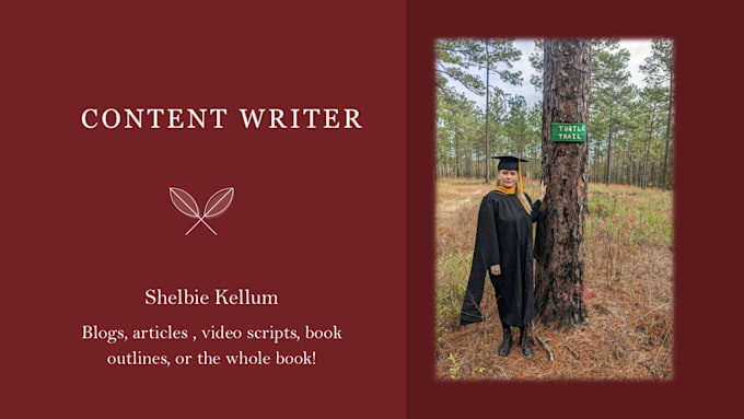 Provide quick, effective writing for your project by Shelbiekellum | Fiverr