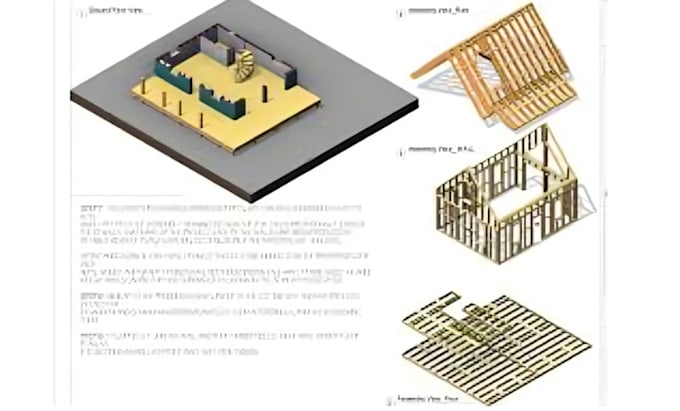 Do well detailed grading plan timber structure framing plan for permit ...