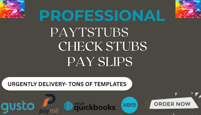 Do paystub, adp paystubs, payroll report, form w2 w3 and 1099 by Anete_thompson | Fiverr