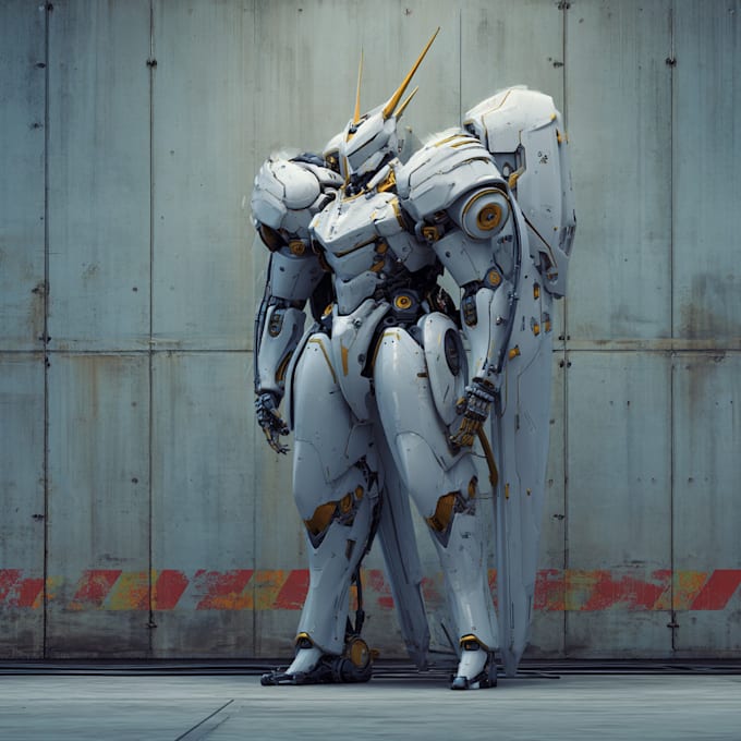 Draw amazing concept for mecha, robot by Myeishatuno | Fiverr