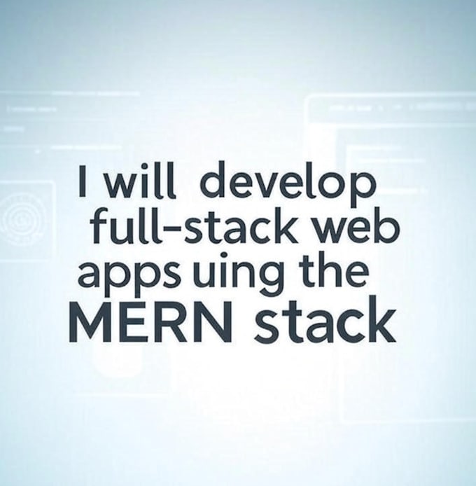 Develop full stack web apps using the mern stack by Ghayoorahmad | Fiverr