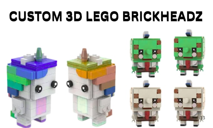 Build 3d lego minifigures, brickhead, technic cars bikes file with ...