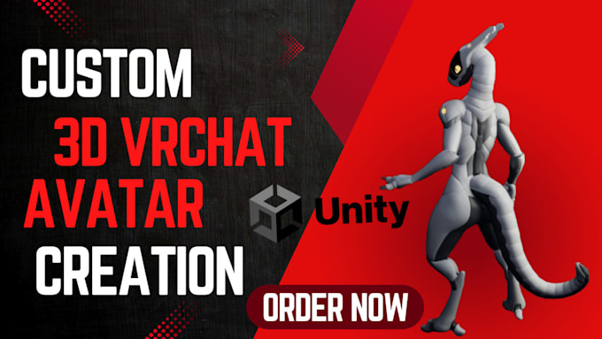 Design a fully custom vrchat avatar, booth avatar, 3d model for vrc avatar by Amapiano_vrc | Fiverr