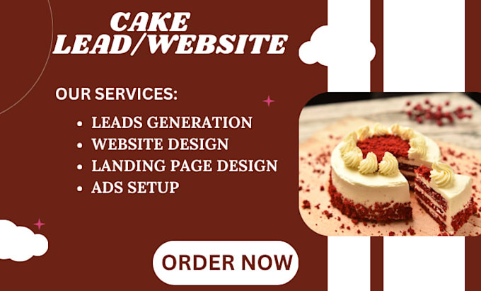 Design a stunning cake website by Jesse_webb_ | Fiverr