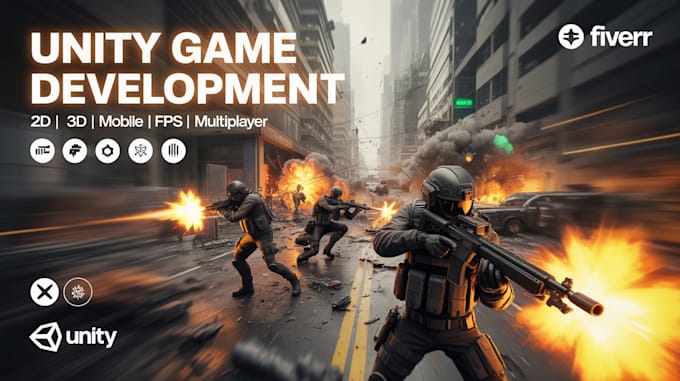 Develop unity multiplayer 2d or 3d mobile game development with unreal engine by John_unity1 ...