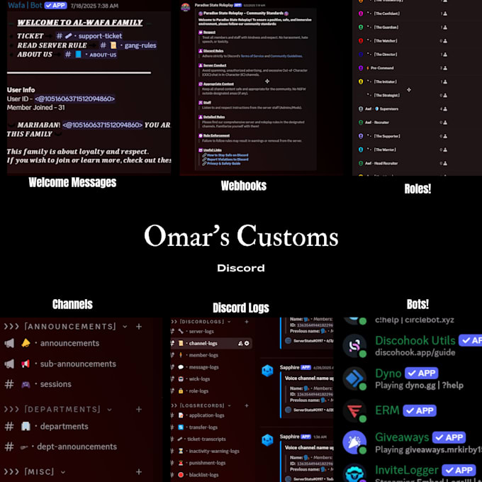 Do a custom setup of erlc for a realistic roleplay experience by ...