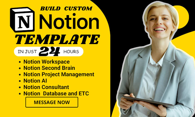 Create custom notion template, notion dashboard notion workspace notion ...