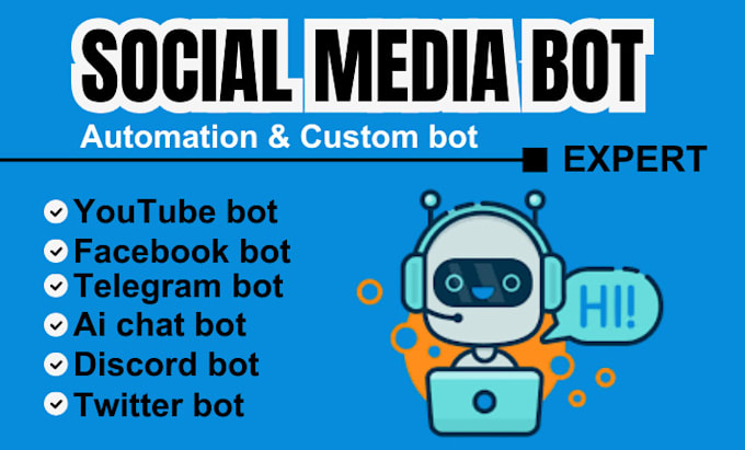Create youtube bot, tiktok bot, instagram api bot, livestreaming and ...