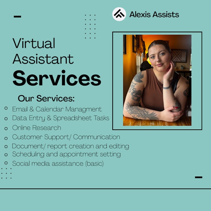 Be your reliable daily support virtual personal assistant by Alexis_megan815 | Fiverr