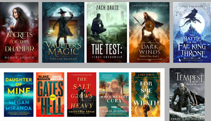 Do book cover design, ebook cover design, genres book cover design by ...