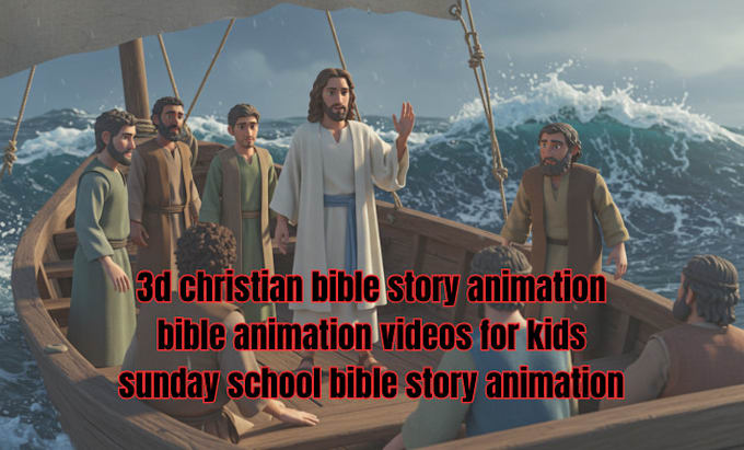 Create bucketie 3d christian bible story animation for kids and youtube ...