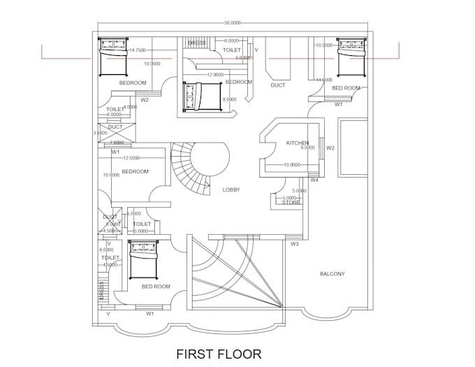 Create 2d cad drawings from sketches, pdfs, or images by Kaushalnayak03 ...