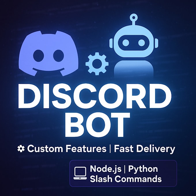 Create a custom discord bot with unique features by Zaynhamid | Fiverr