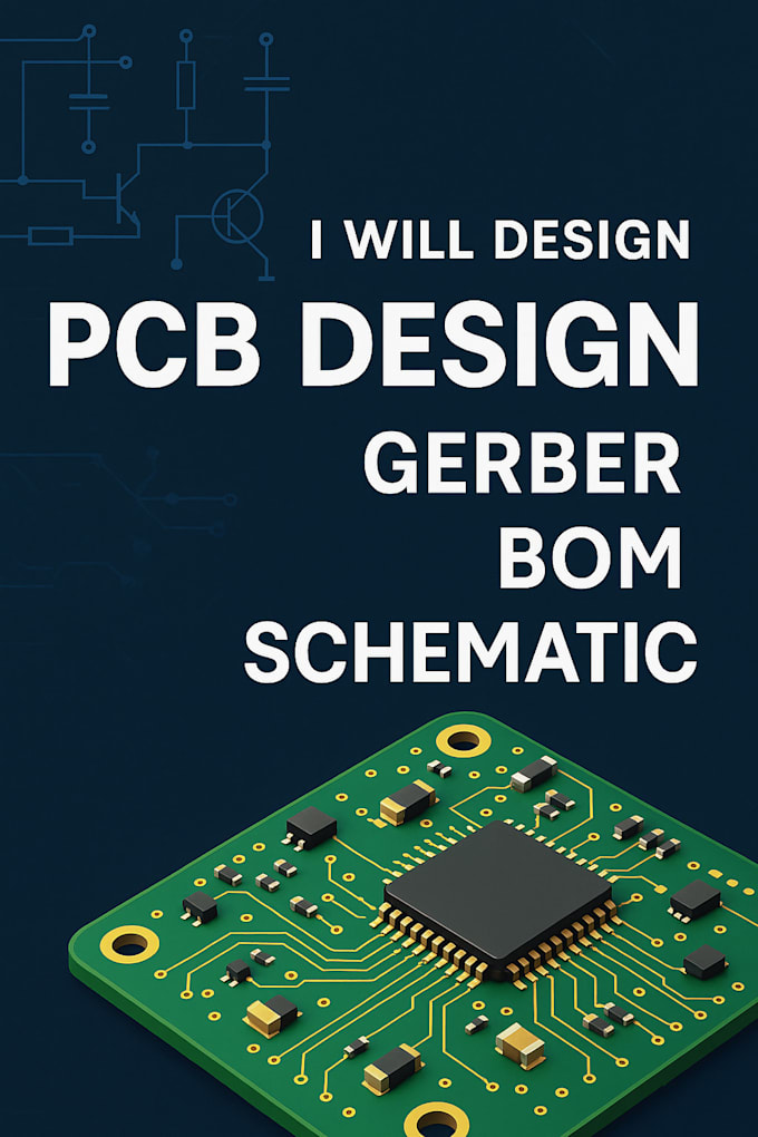 Design schematics, pcb boards, gerber files, bom by Chris_andersons | Fiverr
