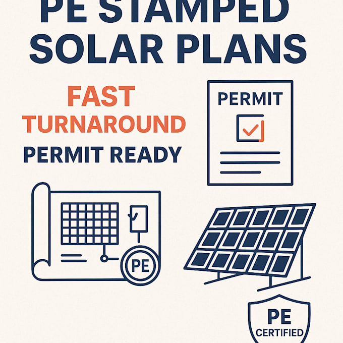 Pe stamped solar plans fast code compliant and permit approved ...