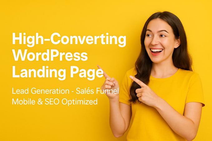 Create a responsive wordpress landing page or high converting sales funnel by Theartofmaddy | Fiverr