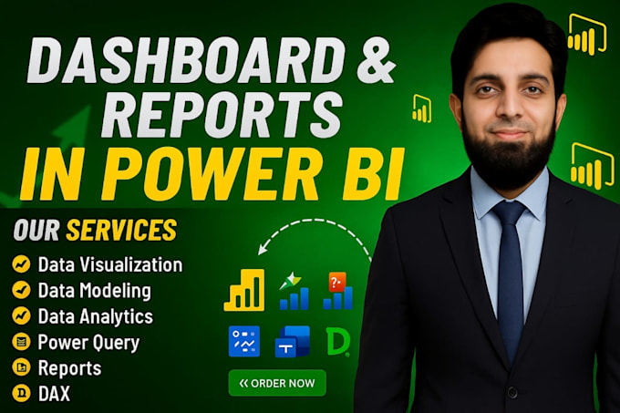 Create professional, stunning dashboards and reports in power bi by ...