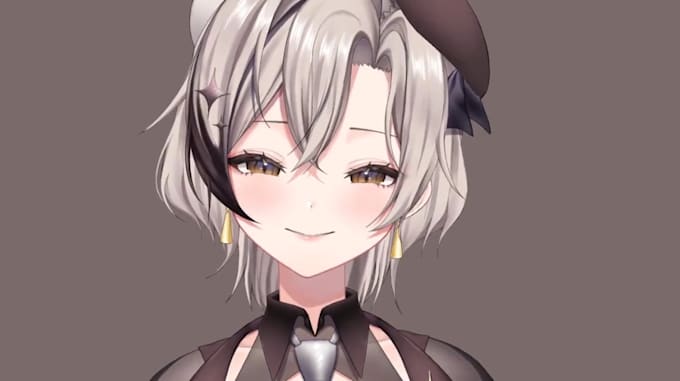 Do live 2d, 3d vtuber character, face rig vrchat vroid model, furry ...