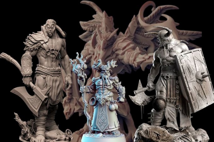 3d sculpting dnd knight model stl dnd devil, dnd5e god of chaos, dnd stl repair by Fenny_hush ...