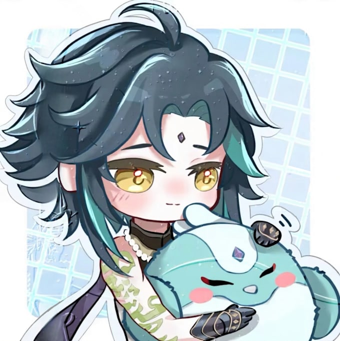 Draw chibi character in my anime style by Olivia_linc | Fiverr