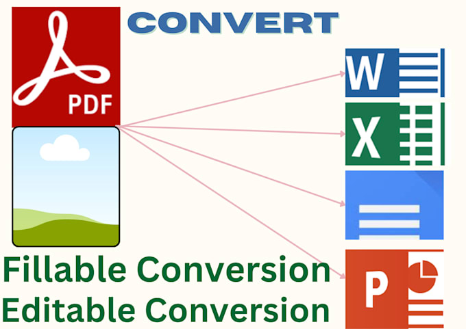 Make your pdf editable in word and build a fillable pdf by Farhad_88 ...