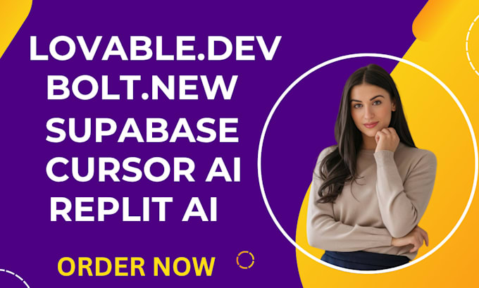 Eine individuelle ai-website erstellen, liebevoller entwickler, replit, supabase, cursor ai ...