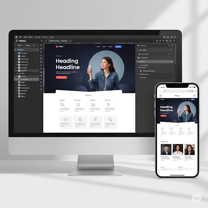 Convert your figma design into a full stack web app by Asheeeeesh | Fiverr