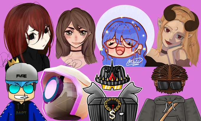 Diseño de roblox pfp ropa de roblox personaje de roblox anime pfp ...