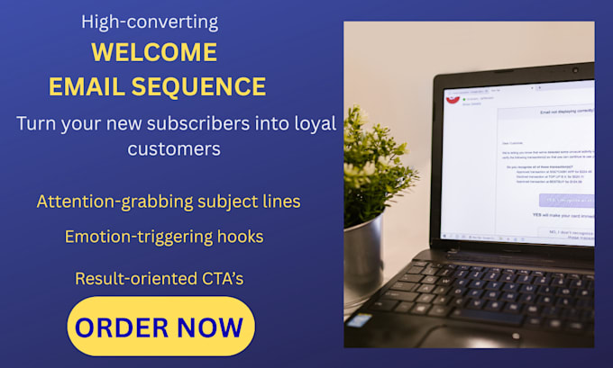 Write engaging welcome emails sequence for your business by Erum72 | Fiverr