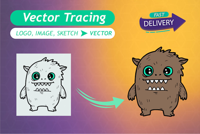 Convert image to vector, vectorize logo, vector tracing by Kawsar_akhond | Fiverr