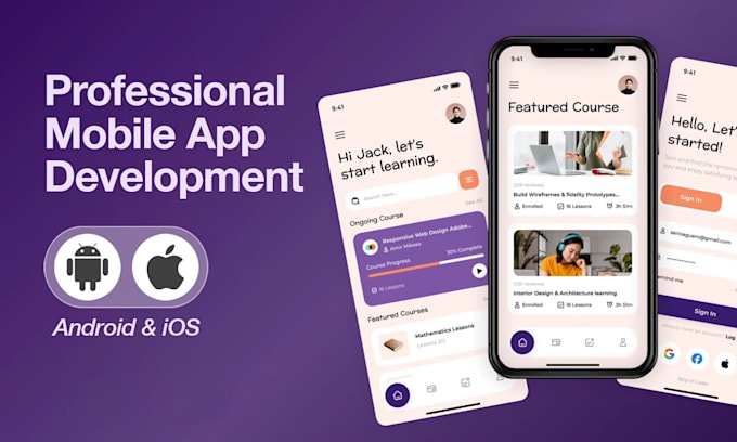 Develop ios and android mobile apps using flutter, react native, or native code by Shahzad1801 ...