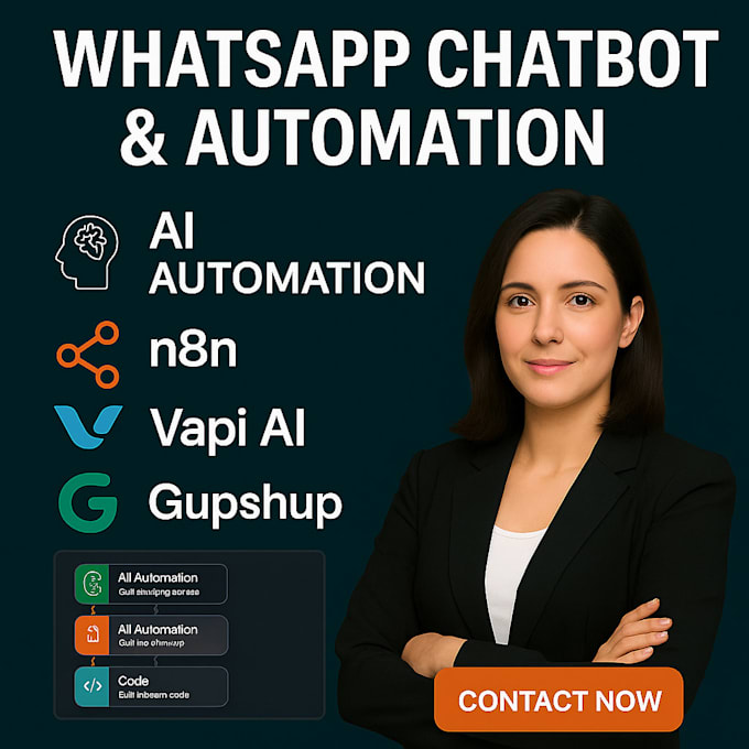 Integrate whatsapp ai chatbot crm, twilio, gupshup, vapi ai, api and n8n fixes by Ezekiel_kol ...