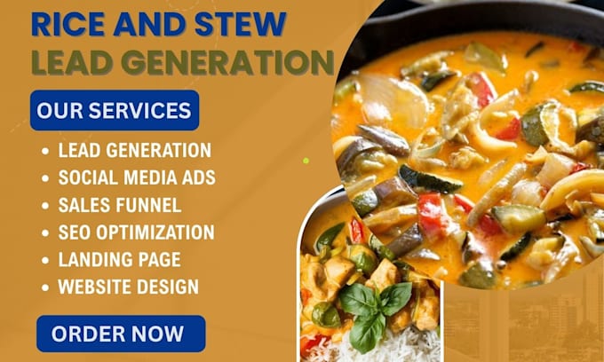 Design a spicy, modern website as your rice and stew developer by ...