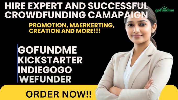 Do gofundme, kickstarter, indiegogo campaign, crowdfundme promotion, email list by Godover123 ...