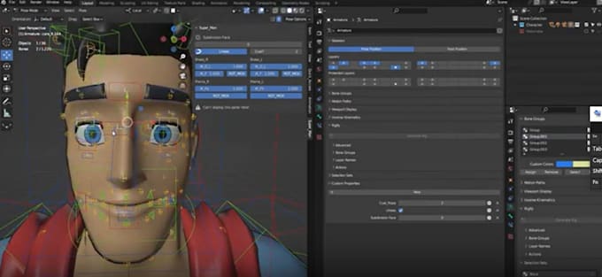 Advance face rigging, genesis 9 daz3d,unreal engine daz studio,rig for cc4,mocap by Idinla | Fiverr