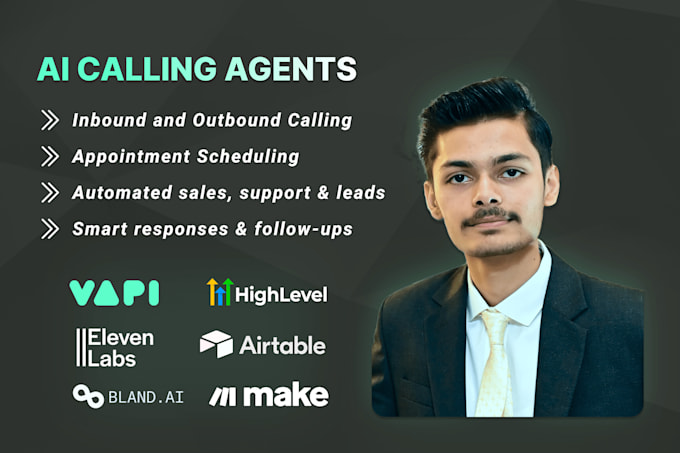 Build automated ai voice agents using vapi or bland by Syntax055 | Fiverr