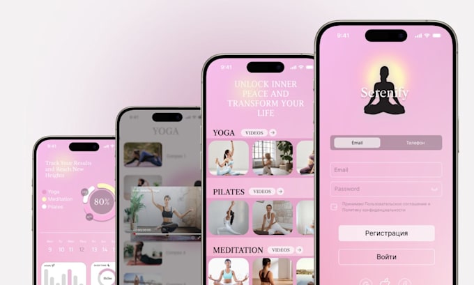 Design a modern mobile app ui for ios or android by Marieymb | Fiverr