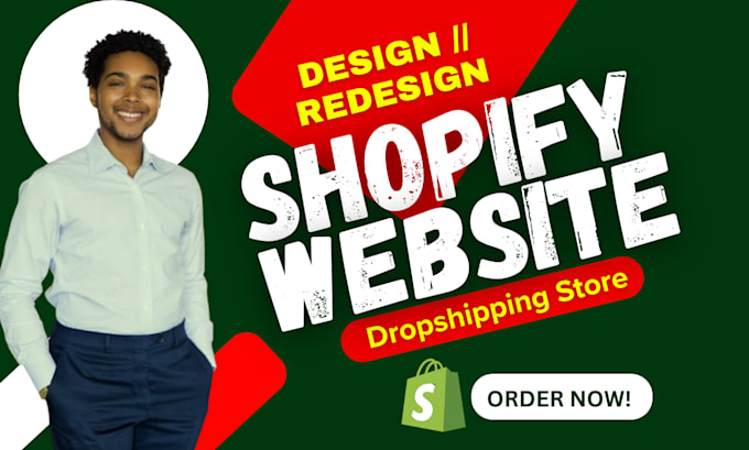 Design shopify dropshipping website via zendrop dsers spocket ...