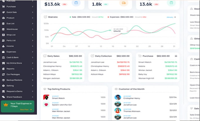 Custom software developer, web app, desktop, erp, crm, odoo, lms, hr, pos, mlm by Carlos9244 ...