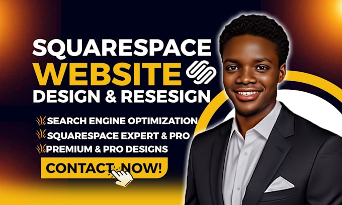 Build custom squarespace website, redesign squarespace website with ...