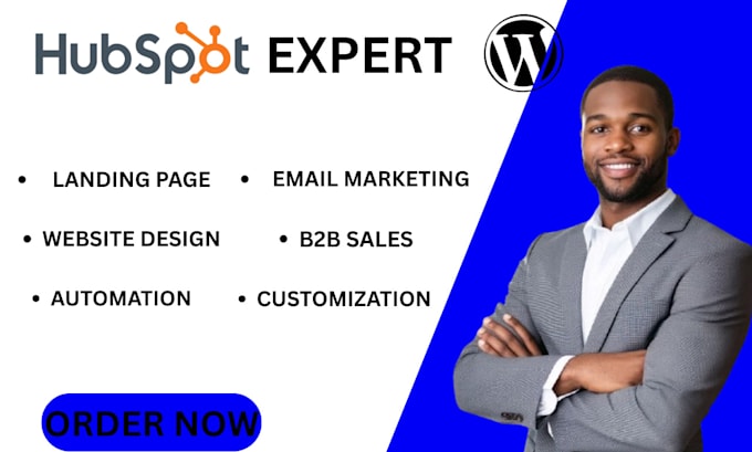 Setup hubspot crm, hubspot email design, hubspot automation, hubspot ...