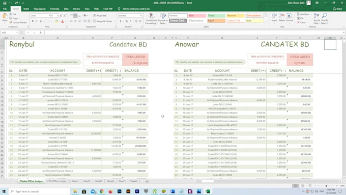 Create custom excel spreadsheets and data analysis by Yusra_2486 | Fiverr