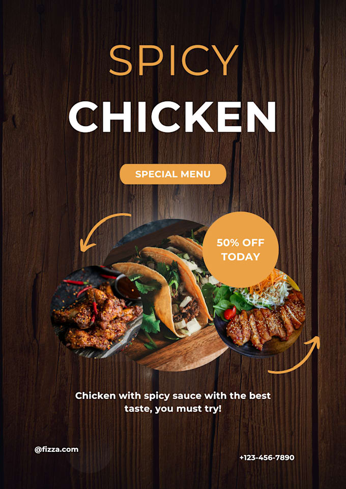 Design a professional restaurant poster and food flyers by Seherqueen ...