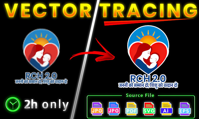 Vector tracing quickly, vectorize image, vector logo design by Agraphicmaker | Fiverr