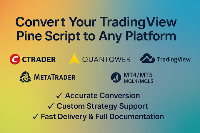 Do conversion of tradingview pinescript to ctrader ninjatrader ...